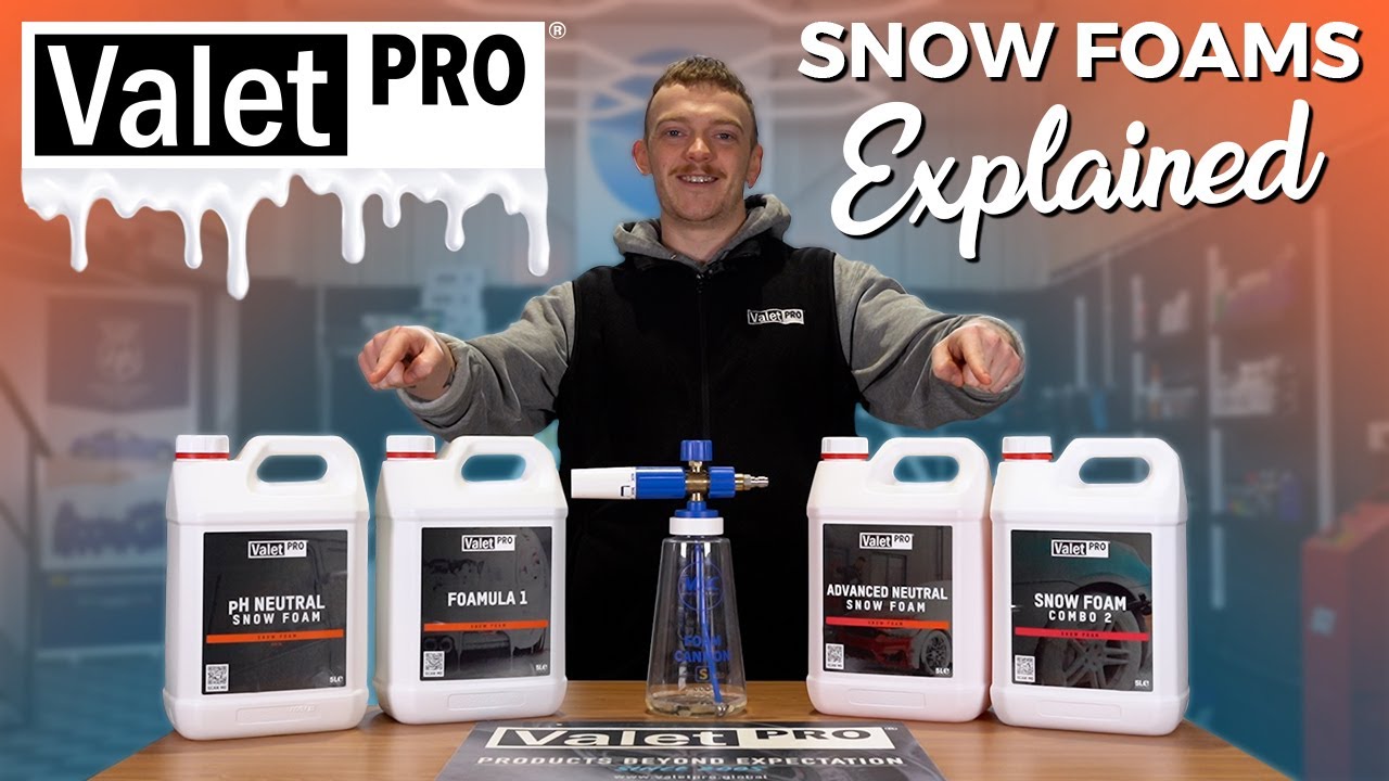 ValetPRO Snow Foams Explained! | Clean + Shiny - YouTube