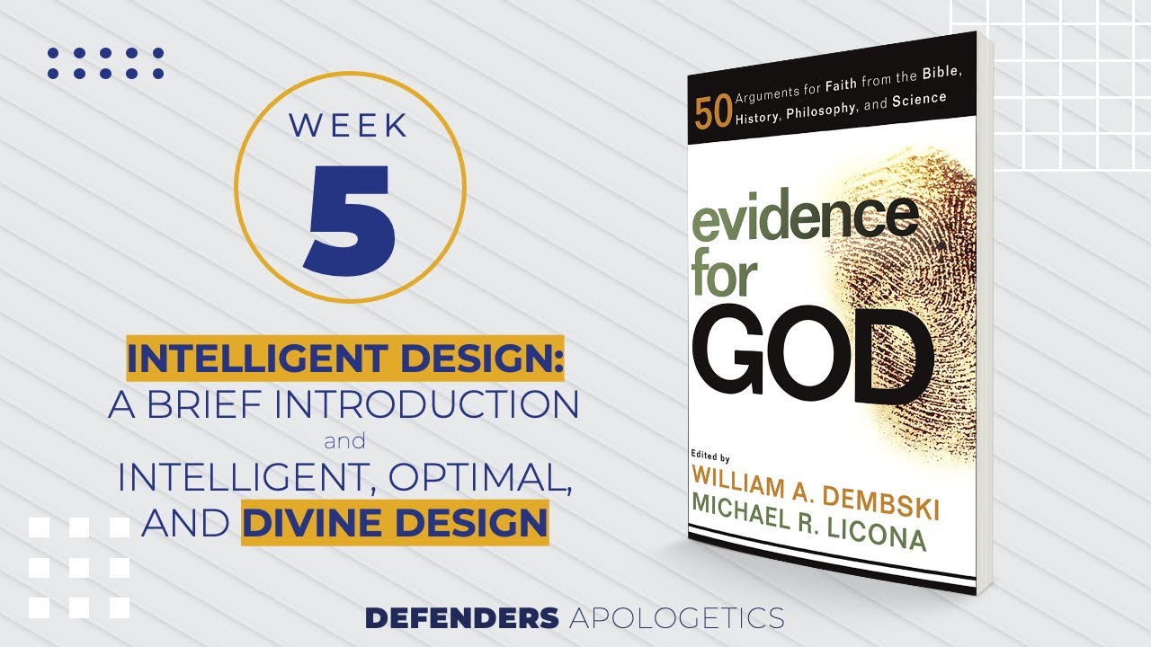 Evidence for God: Intelligent Design (two essays) - YouTube