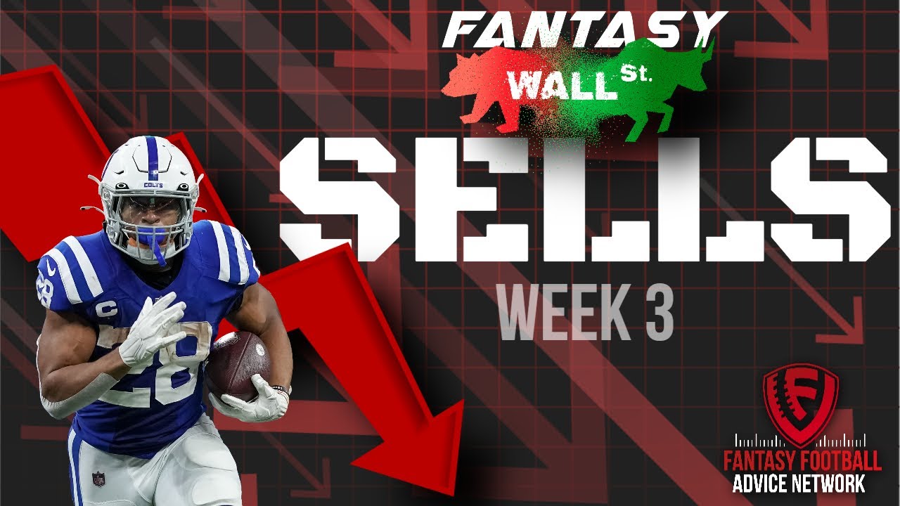 Sell Jonathan Taylor NOW! Red Flags Galore 🚨Week 3 Fantasy Sells - YouTube