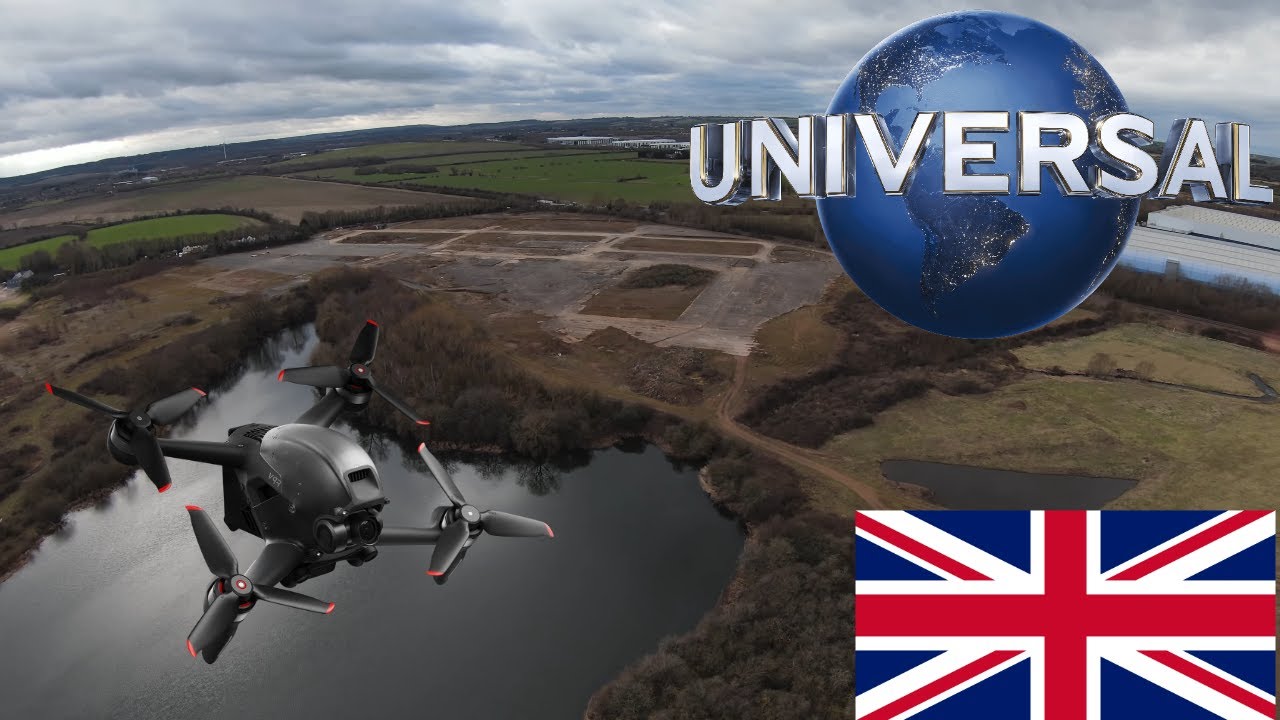 Universal Studios Great Britain Drone Flyover #2 - YouTube