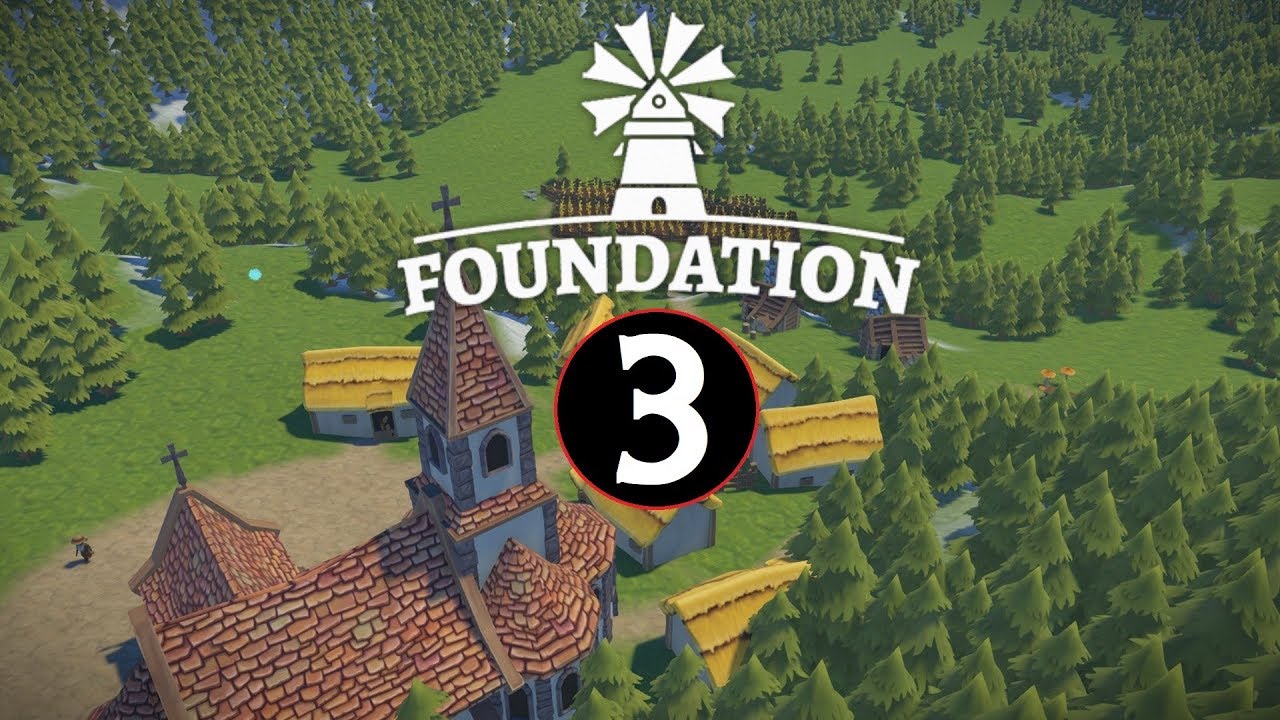Let's Build A Castle! | Let's Play Foundation #3 - YouTube
