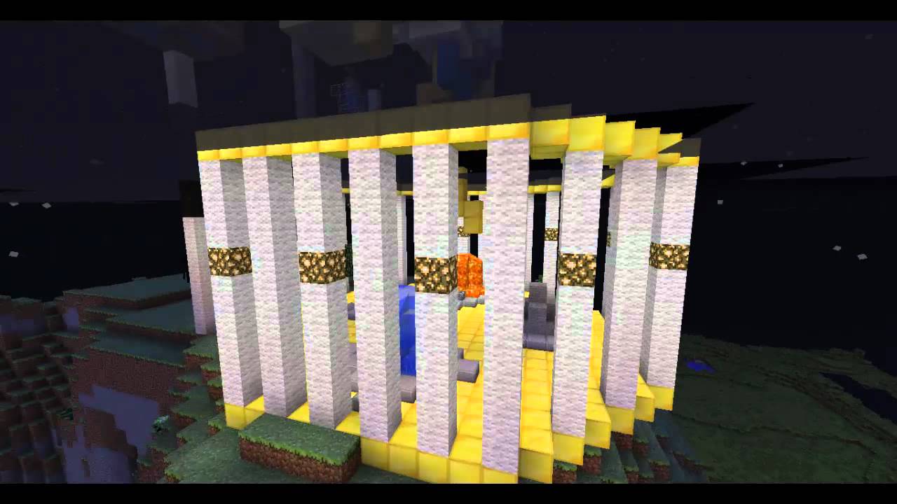 Minecraft - Viewing the God Palace (Lag) - YouTube
