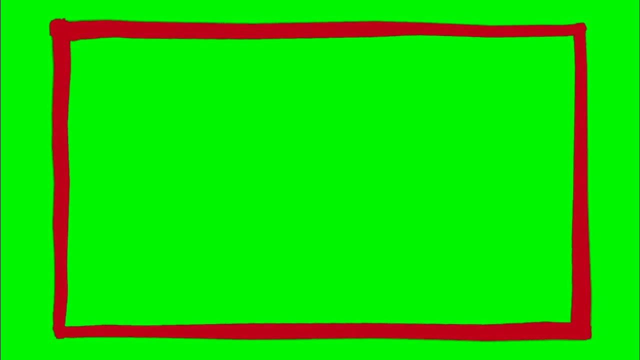 Hand Drawn Rectangle Animation Green Screen [4K] - by Stock-Animation ...