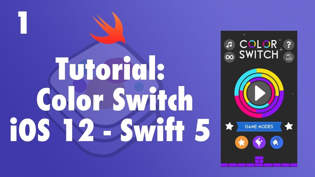 Como Programar Colorswitch En Ios Con Swift Spritekit Tutorial Youtube