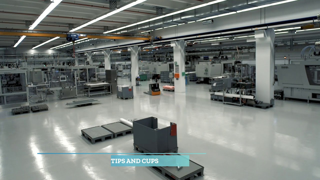 Stevanato Group expands its diagnostic production hall - Timelaps - YouTube