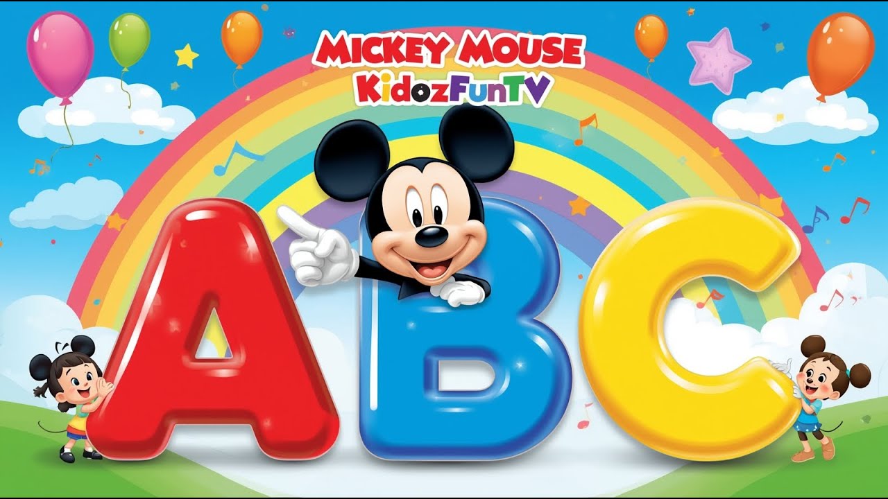 "🎶 Mickey Mouse ABC Song | Fun A to Z Learning | KidozFunTV 🐭 " - YouTube