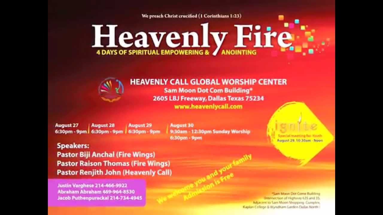 Heavenly Fire 2015 (Heavenly Call Mission Church) - YouTube