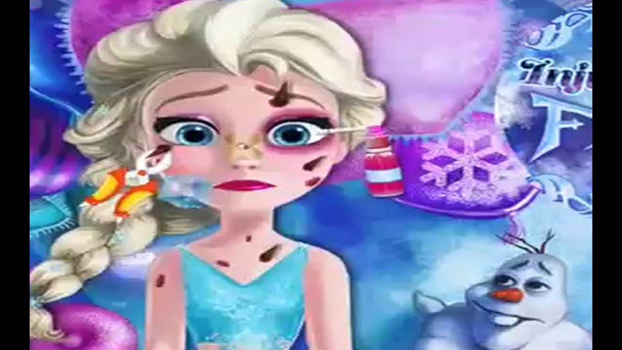 Disney Games Frozen Princess Elsa Ice Bucket Challenge - YouTube