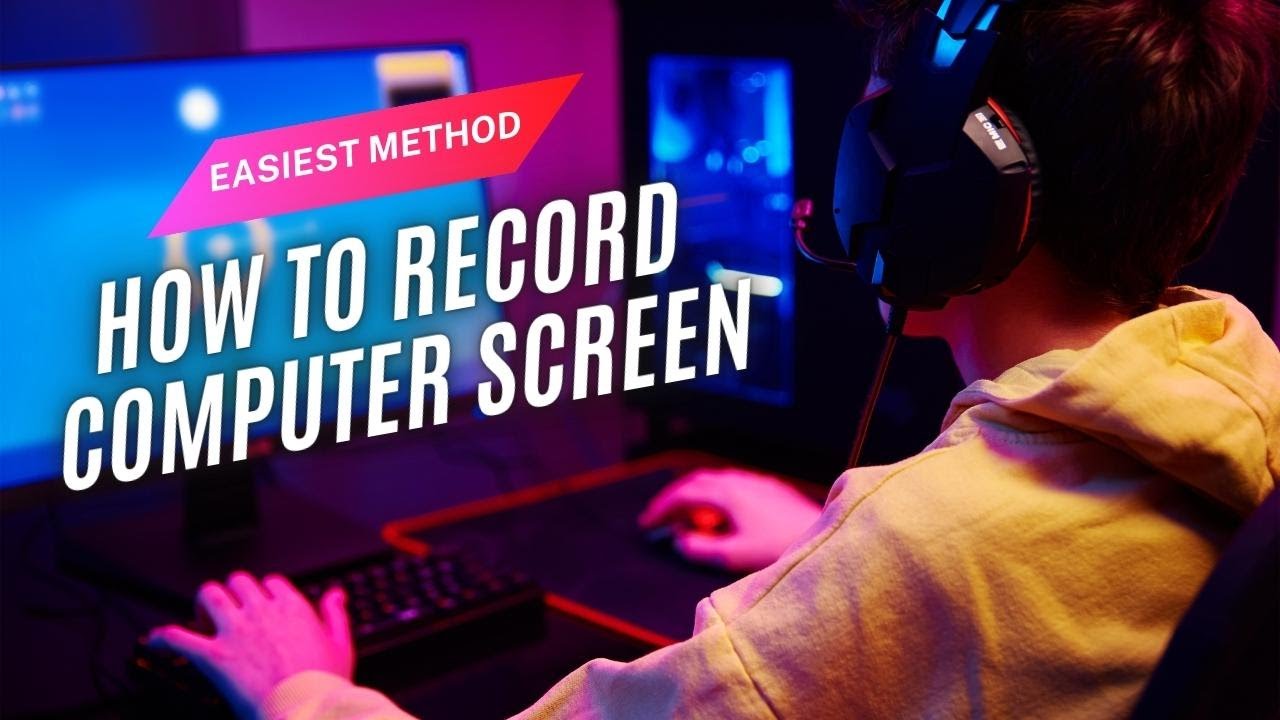 How To Record Your Computer Screen - YouTube
