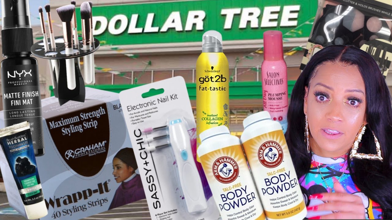 FOR A DOLLA IMMA MAKE YOU HOLLA DOLLAR TREE HAUL, NYX GOT2B MAKEUP ...