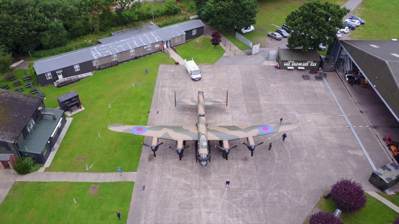 AVRO LANCASTER Just Jane Drone Video - YouTube