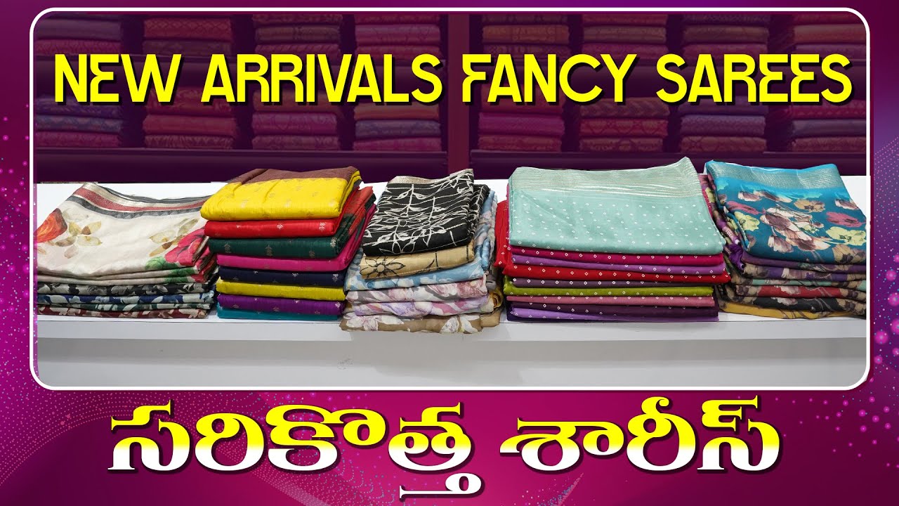 New Arrival Fancy Sarees at Sri Vani Silks || Hyderabad Best Fancy ...