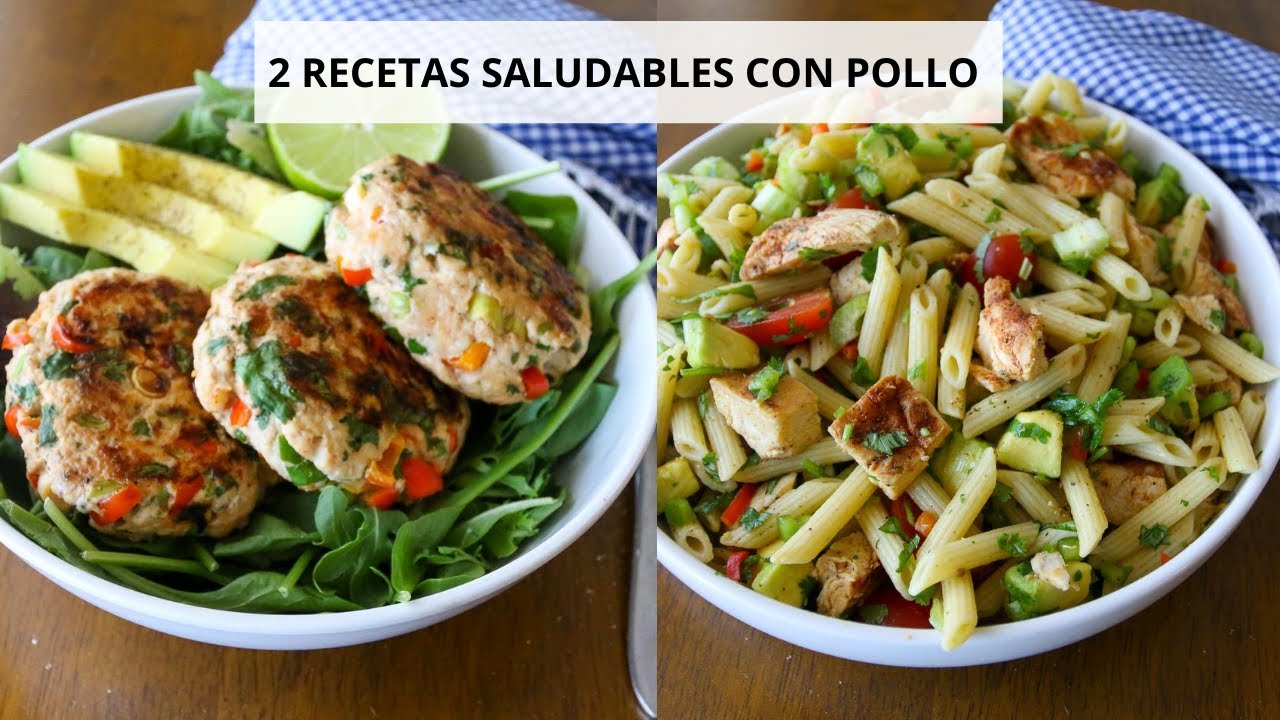 Ponle sabor al POLLO 2 Recetas Saludables - YouTube