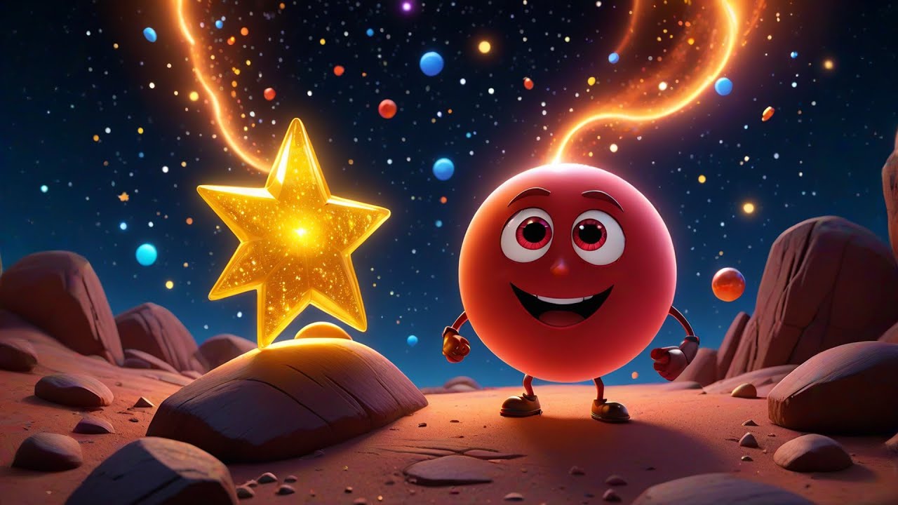 Seven Dancing Stars Light the Sky | Nighttime Song for Kids | Fun ...
