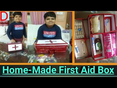 #First Aid Box Making at home | First Aid Box kaise banaen cardboard ...
