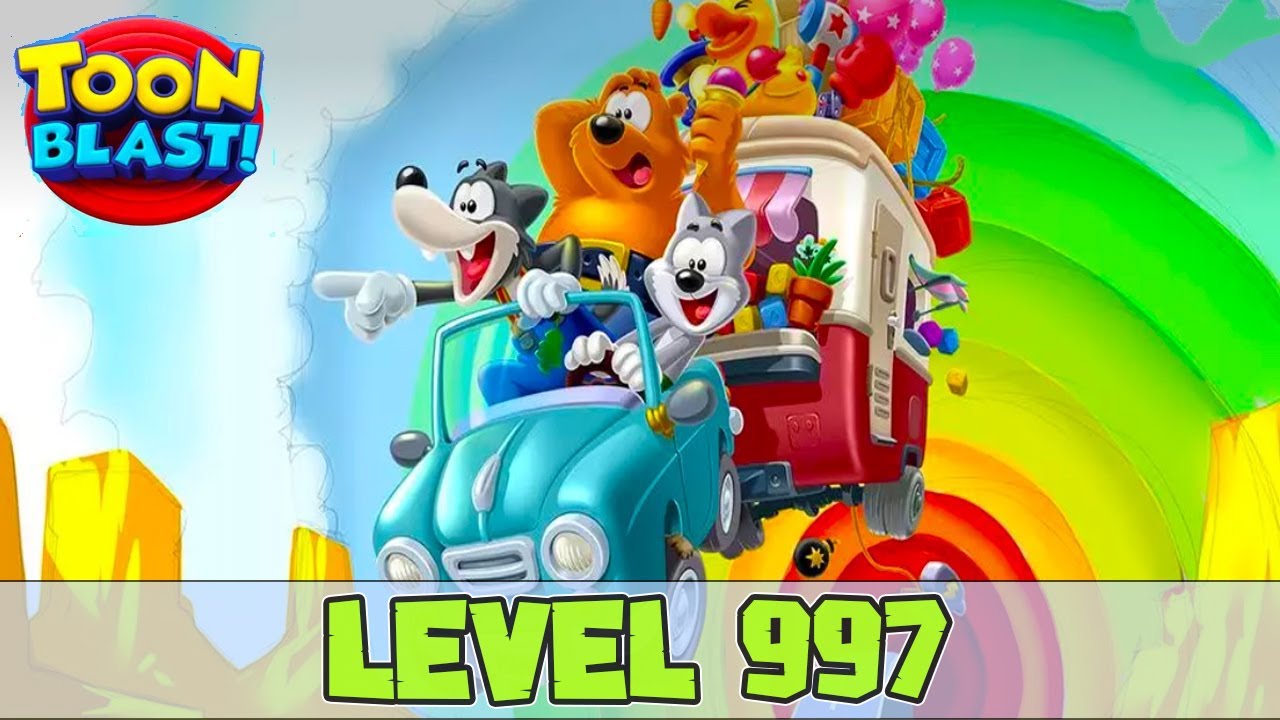 TOON BLAST Level 997 - YouTube