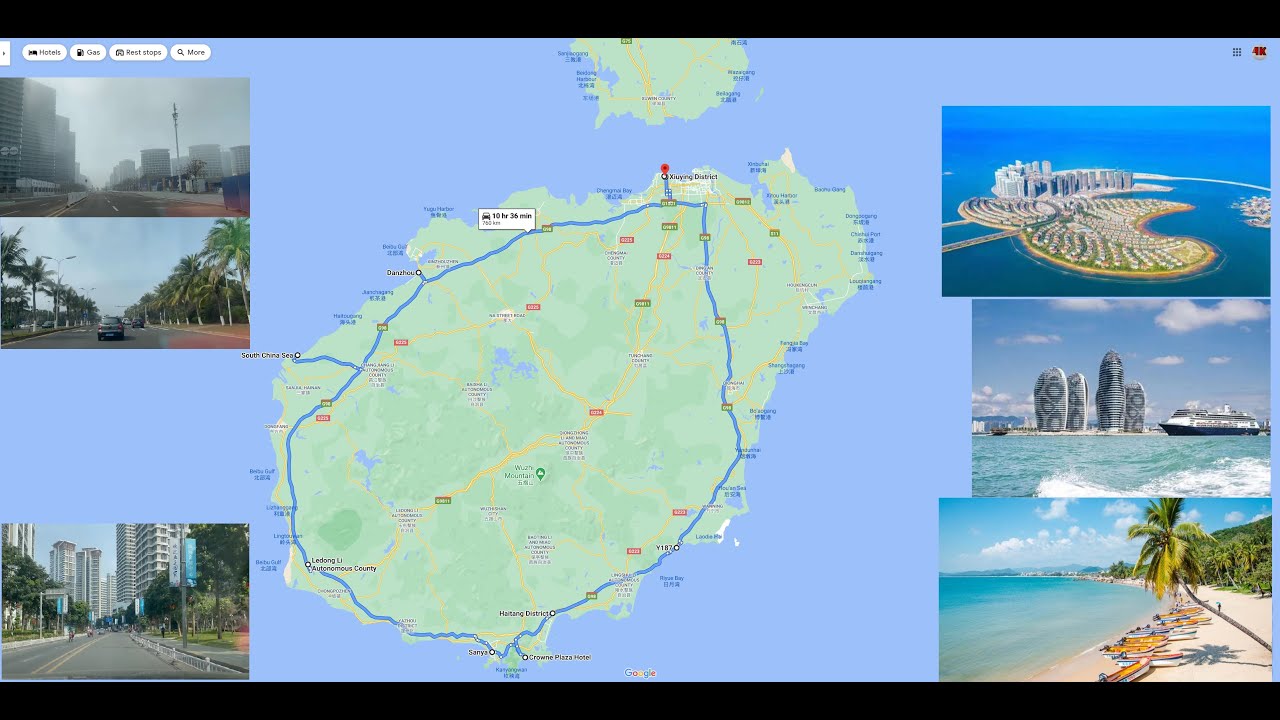 Hainan round-the-island tour:A Complete Road Trip 海南岛环岛游 (3) - YouTube
