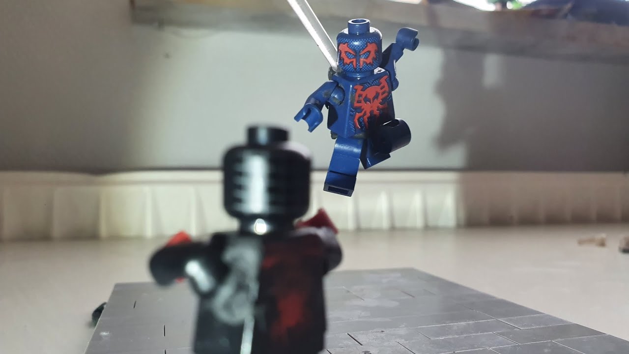SPIDER-MAN 2099 VS Miles Morales LEGO Stop Motion Inspiration from ...