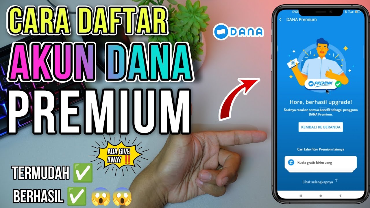 cara daftar akun DANA premium terbaru | 100 BERHASIL ‼️ - YouTube