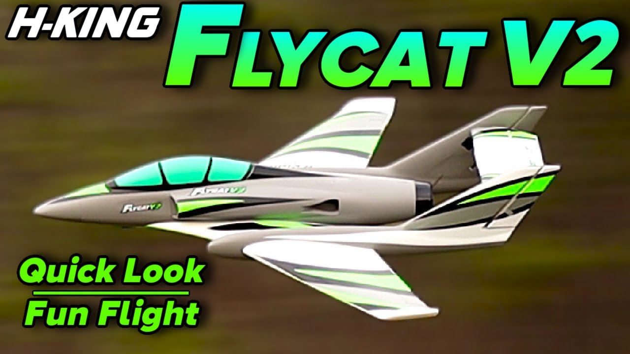 H-King Flycat V2 70mm EDF Jet 1042mm (41in) PNF - Model AV8R Quick Look/Fun Flight - YouTube