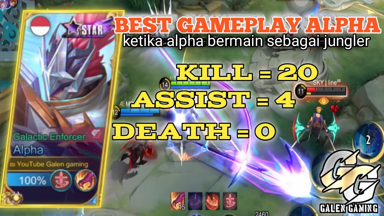 Gameplay alpha jungler|MLBB Mobile Legends: Bang Bang - YouTube
