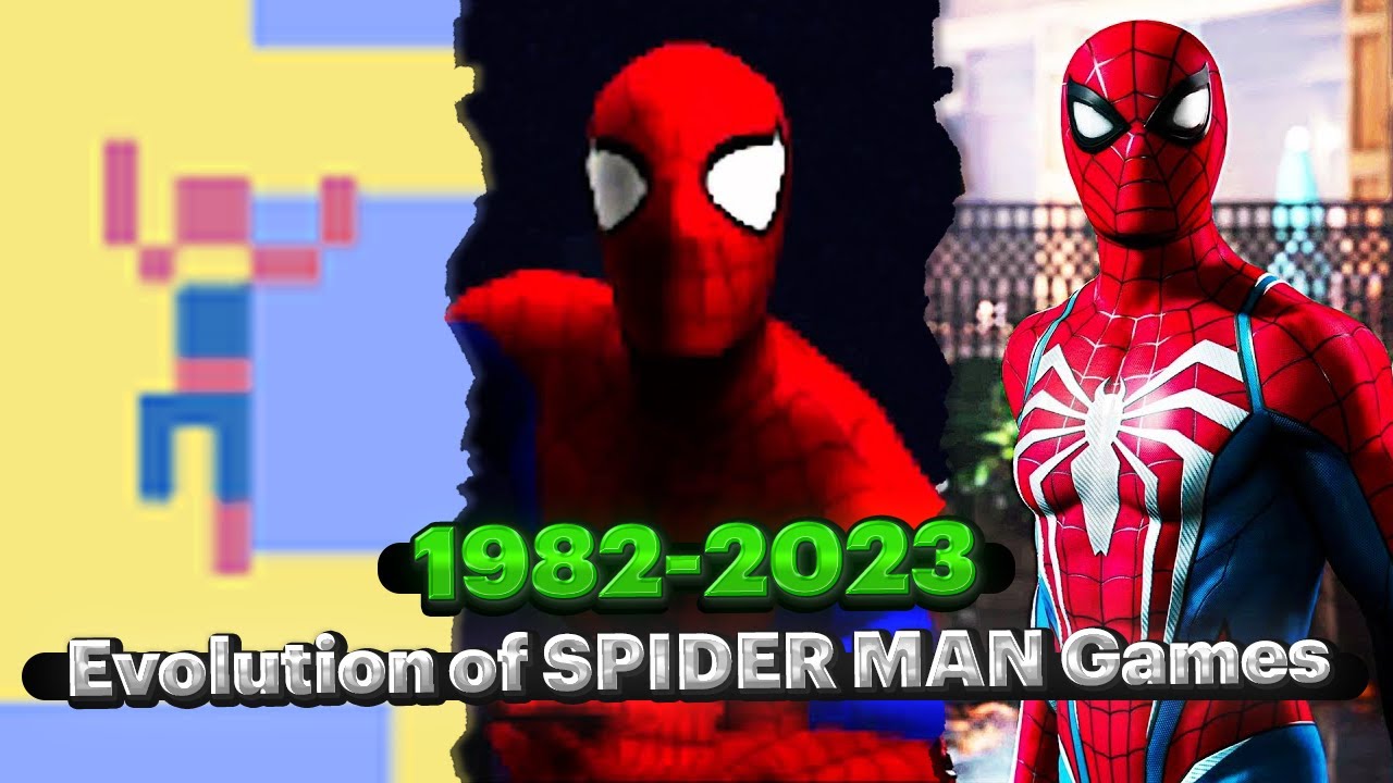 Evolution of Spider-Man Games From 1982 to 2023 | The Ultimate ...