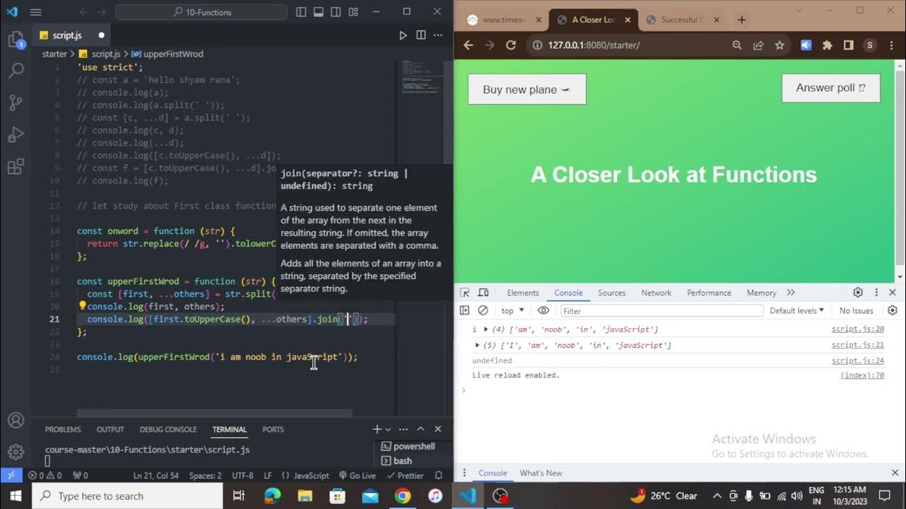 JavaScript || passing object and primitive variable as function parameters - YouTube