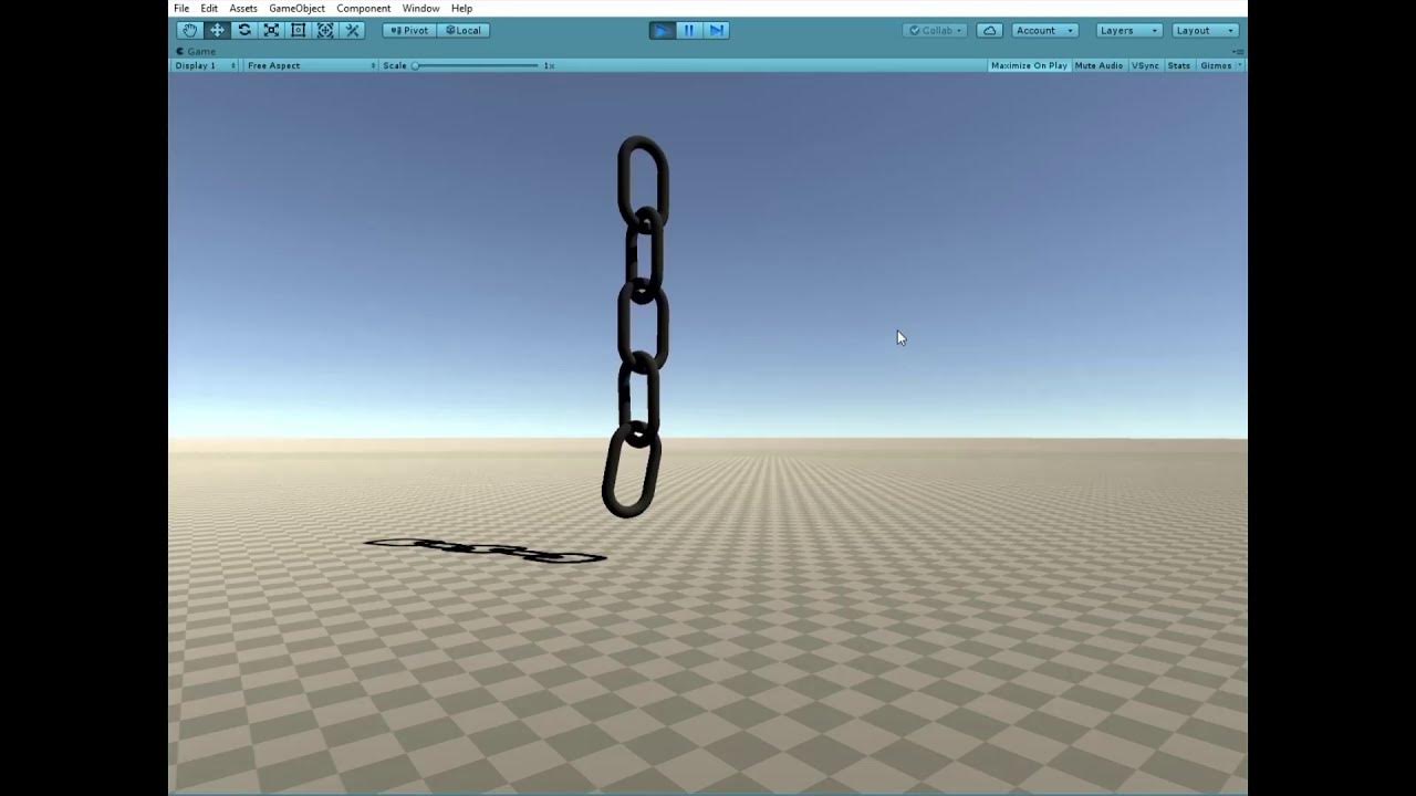 How To Make A Link And Chain In Unity 3d Rigidbody Youtube