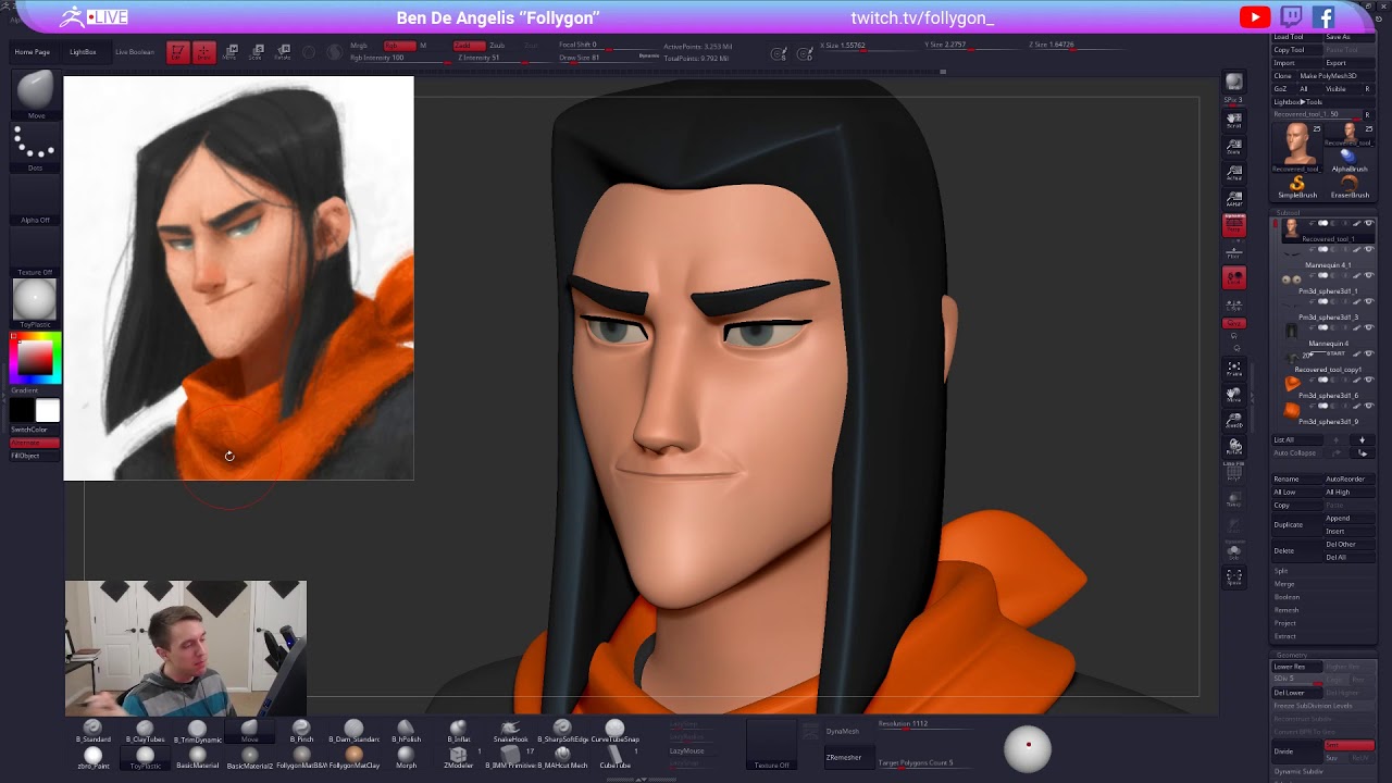 ZBrush Sculpting Android 17 #7 - YouTube