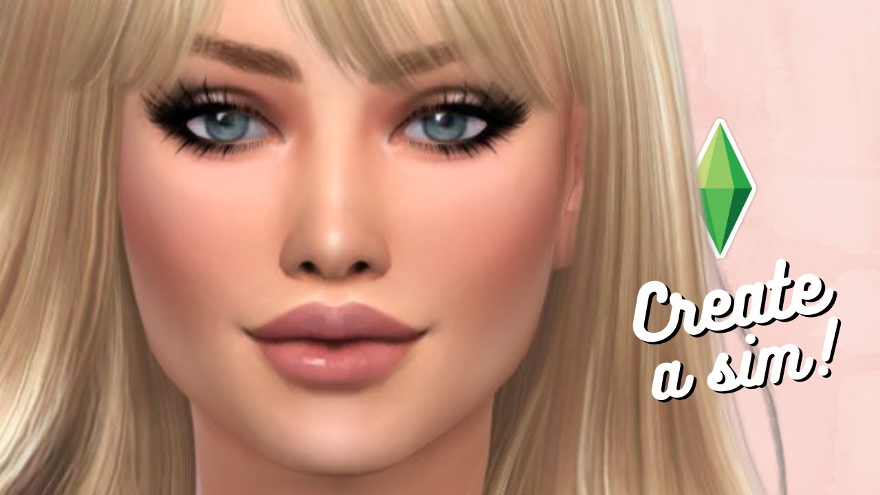 CREATE A SIM 🍓 THE SIMS 4 CAS 🌺 MAKING A REALISTIC SIMS IN THE SIMS 4 🍬 ...