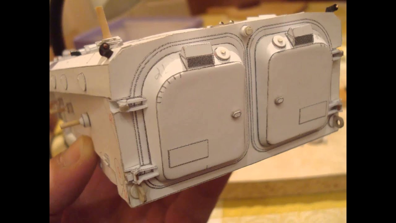 BMP-1 paper model M 1:25 - YouTube