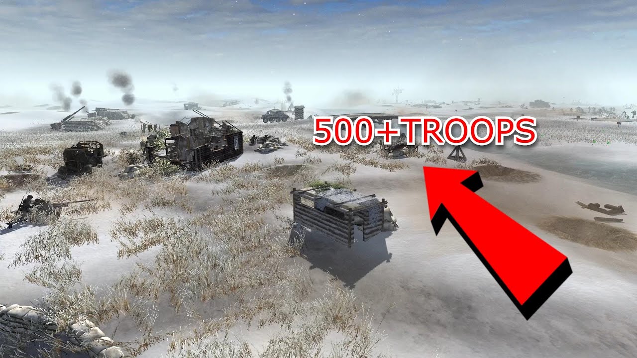 River crossing battle - 500+Troops - Soviet assault on German fortified ...