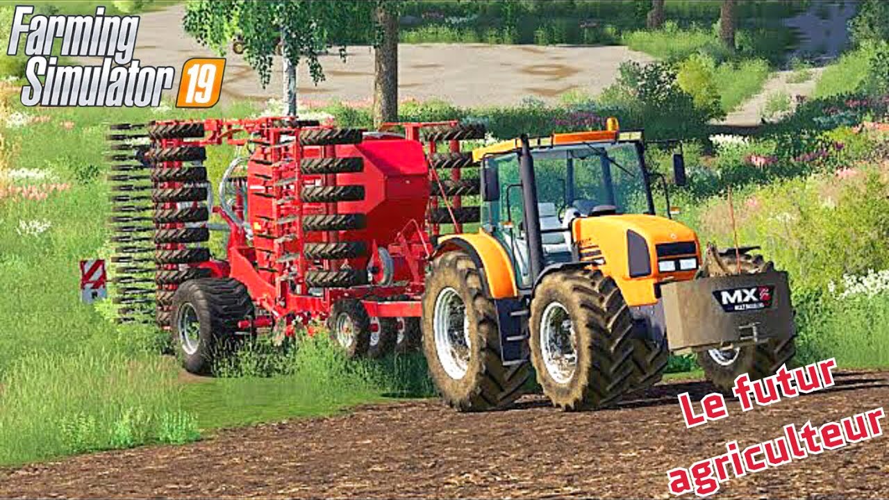 fs 19 : le future agriculteur#3/ l'arriver d'un nouveau semoir/ farming ...