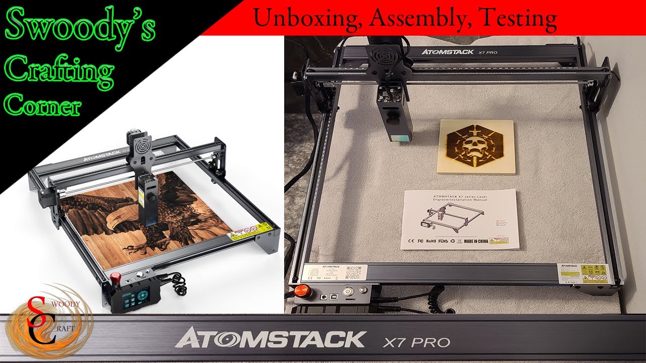 ATOMSTACK X7 Pro 50W Flagship Laser Engraver (Unboxing, Build Tutorial ...