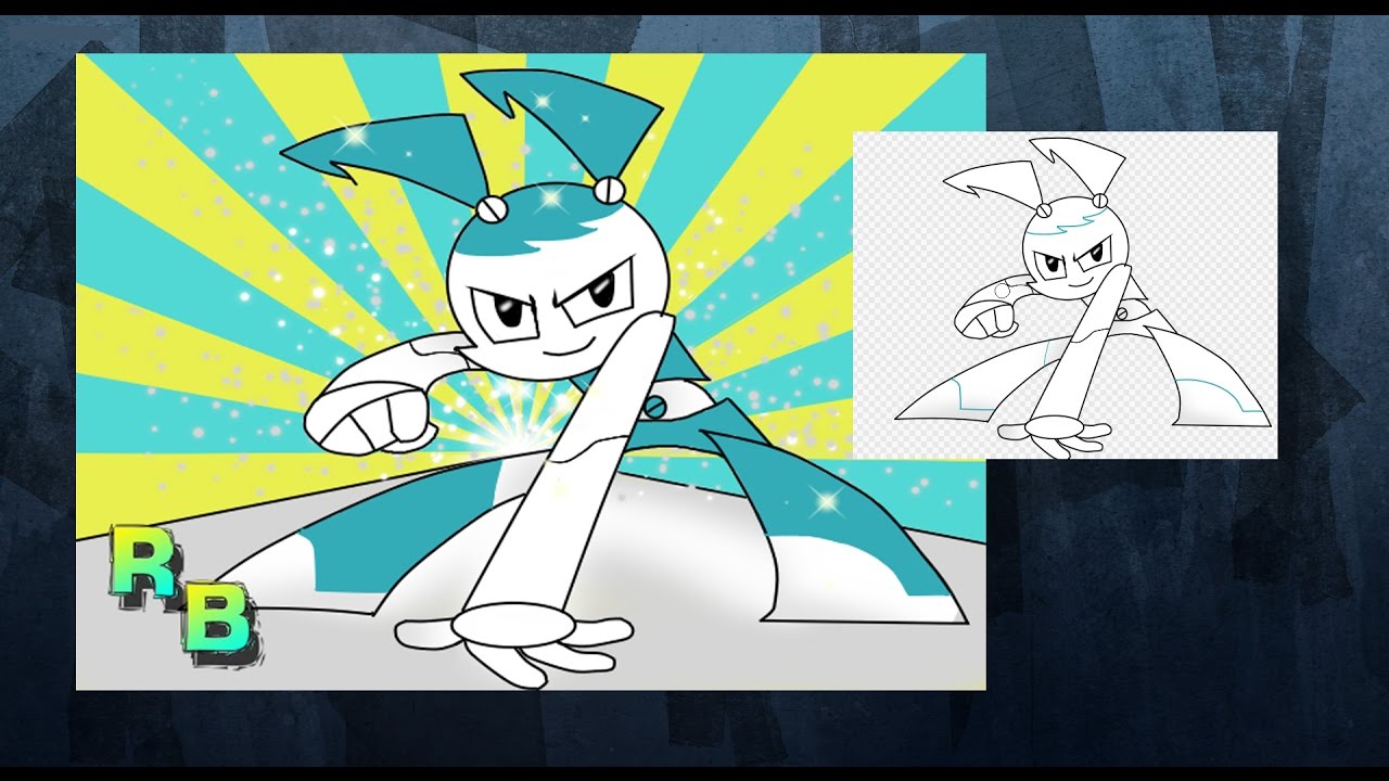 Drawing Jenny From My life as a Teenage Robot - YouTube