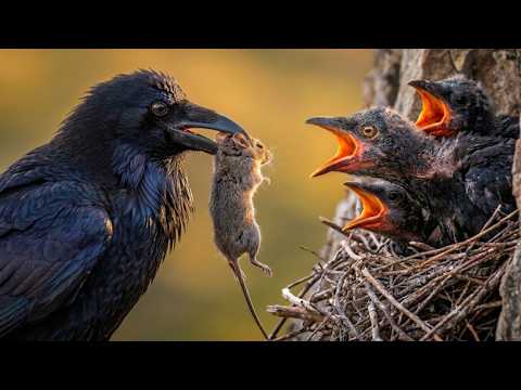 Rare Look Inside a Crow’s Nest | Crow Life Cycle Documentary from Egg to First Flight