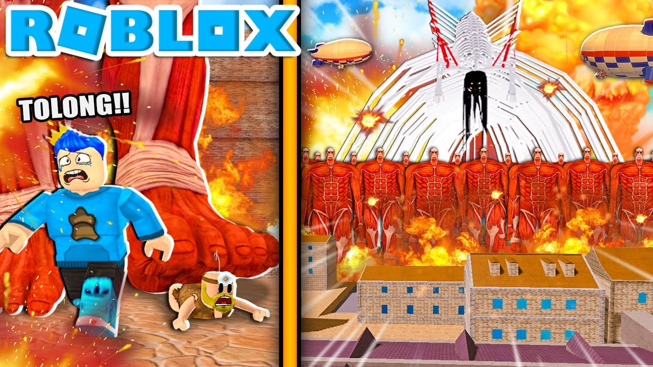 KEREN PARAH!!! KITA COBA SEMUA RUMBLING TITAN MILIK FOUNDING TITAN EREN ...