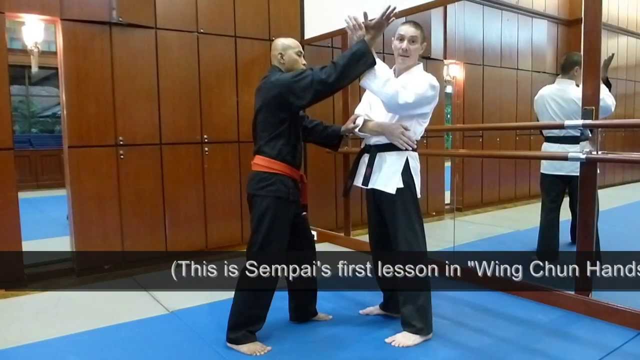 Zen Do Ka Karate's Wing Chun Hands - YouTube