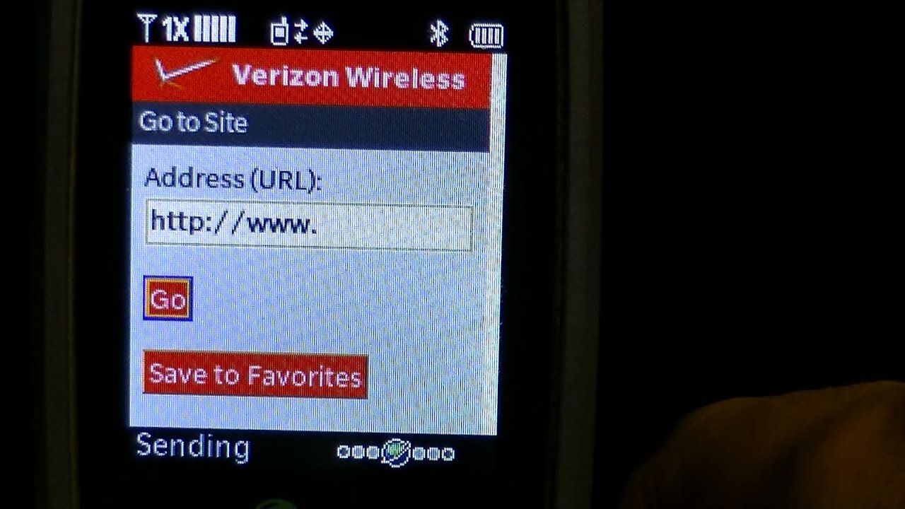 Internetting from 2G flip phone - YouTube