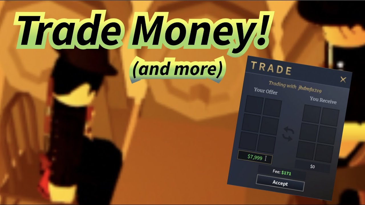 Roblox Wild West Trading Mini Update (Trading Money) - YouTube