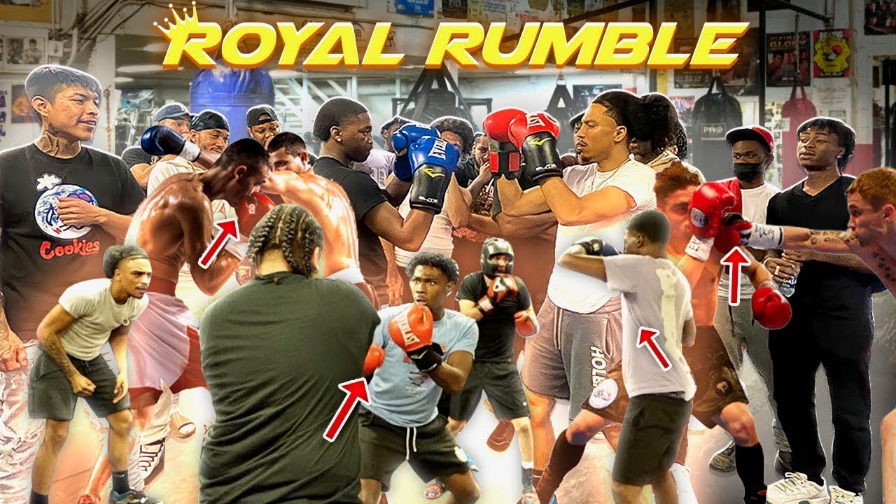 FIRST EVER BOXING ROYAL RUMBLE ! LA EDITION - YouTube