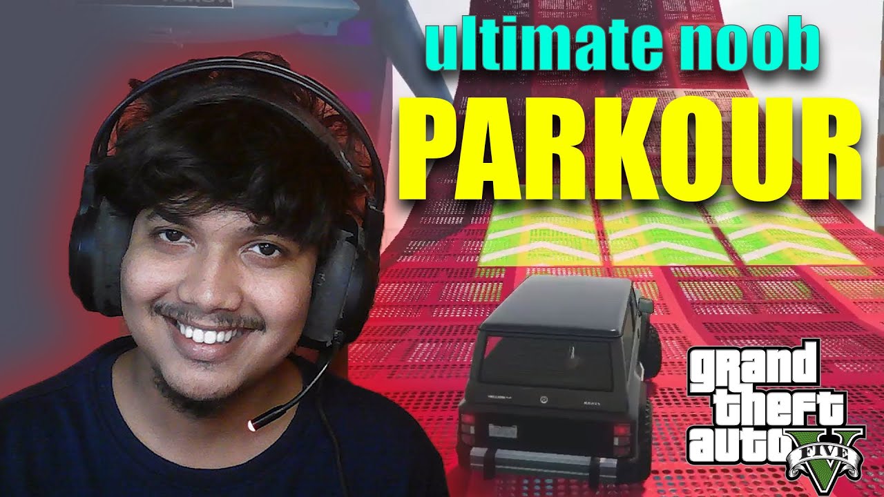 PARKOUR WITH ULTIMATE NOOBS (Hindi) || GTA V || GAMES WITH PSA - YouTube