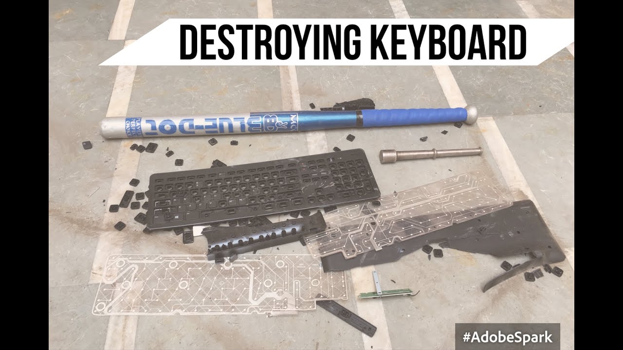 Destroying Keyboard : WHOO That's Awesome - YouTube