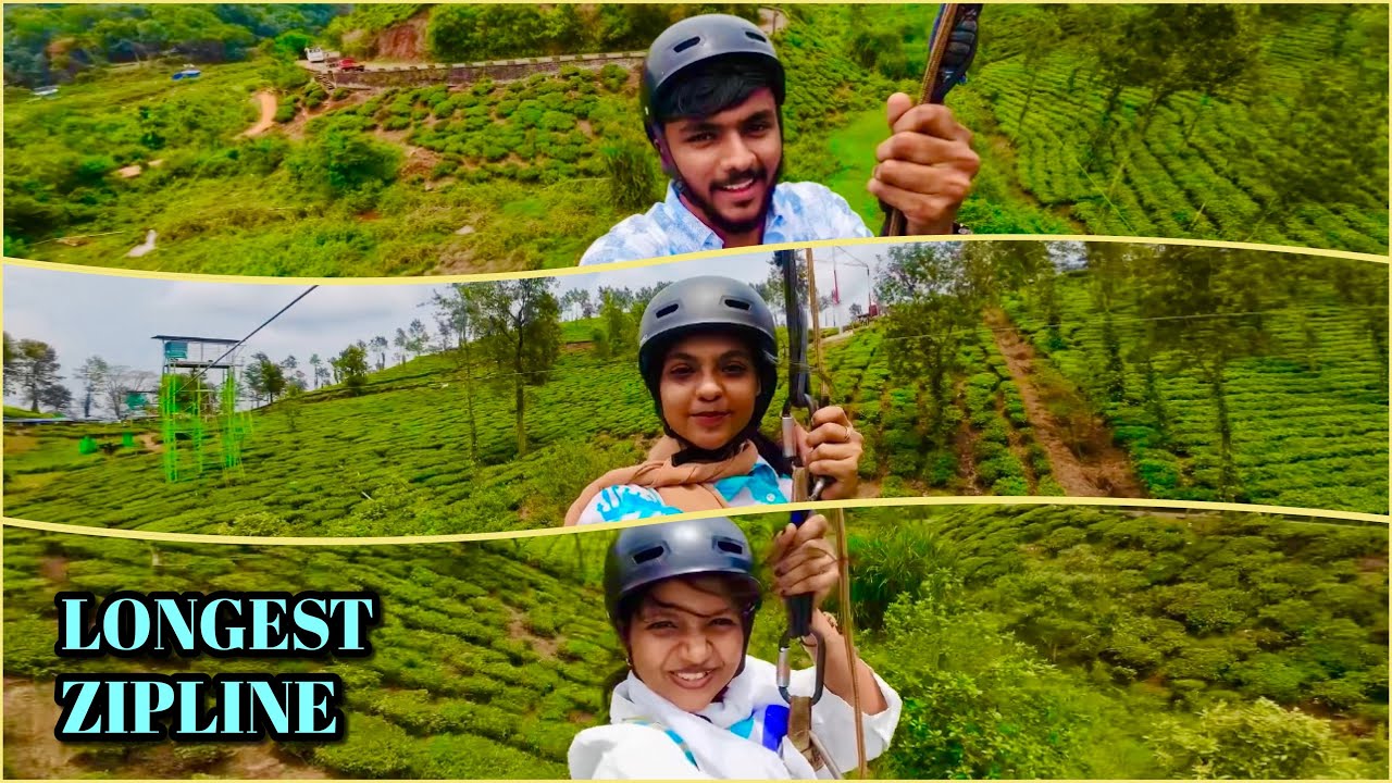 Longest Zipline in Wayanad || Kerala ||Adventure Zipline Ride || - YouTube
