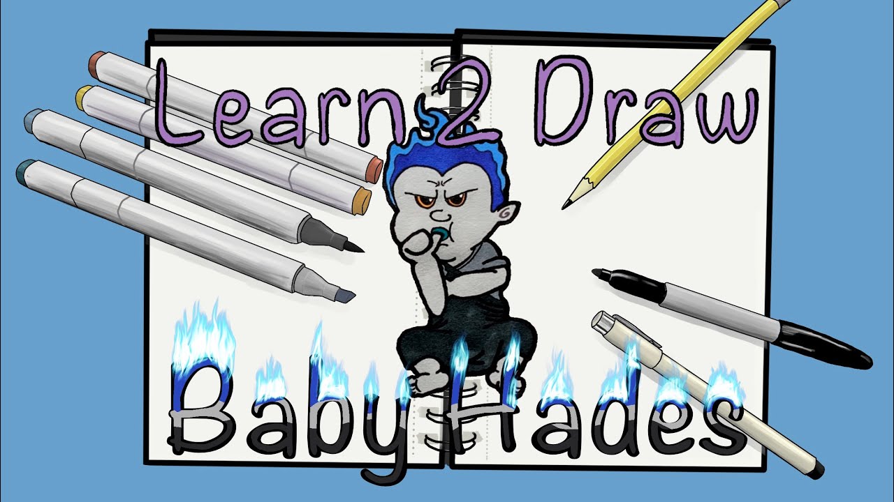 How to Draw Baby Hades - Easy Art Tutorial | Disney Villain - YouTube
