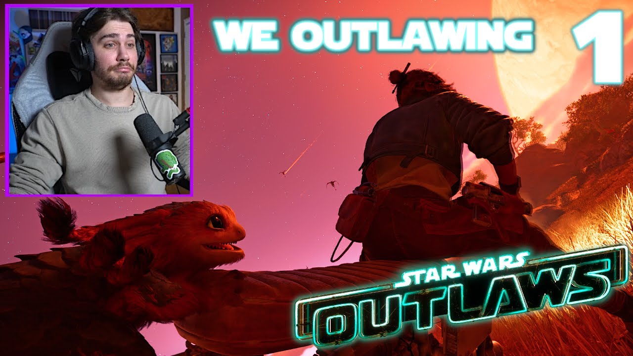 STAR WARS FAN Plays Star Wars Outlaws For The First Time! - YouTube
