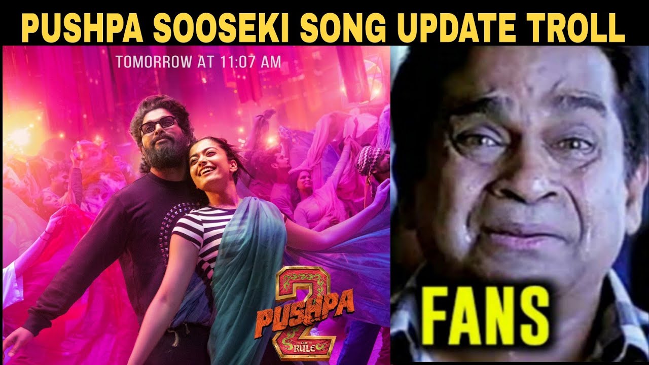 pushpa 2 sooseki update troll / pushpa 2 second song / allu arjun ...