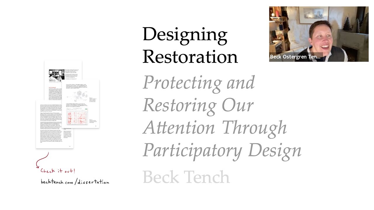 Designing Restoration: Protecting and Restoring Our Attention Through ...