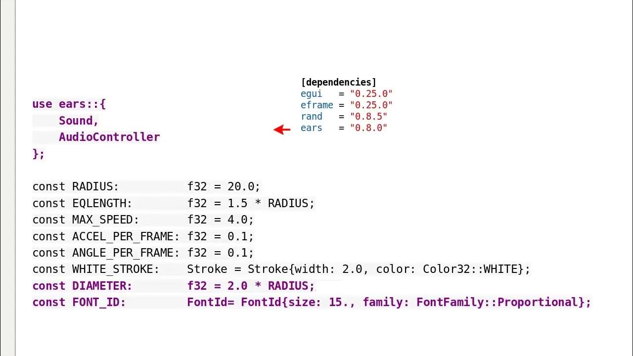 Learning Rust through egui coding 7 code a game - YouTube