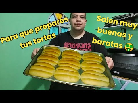 Hoy te enseño hacer tu propio pan para tortas en casa teleras fácil ...